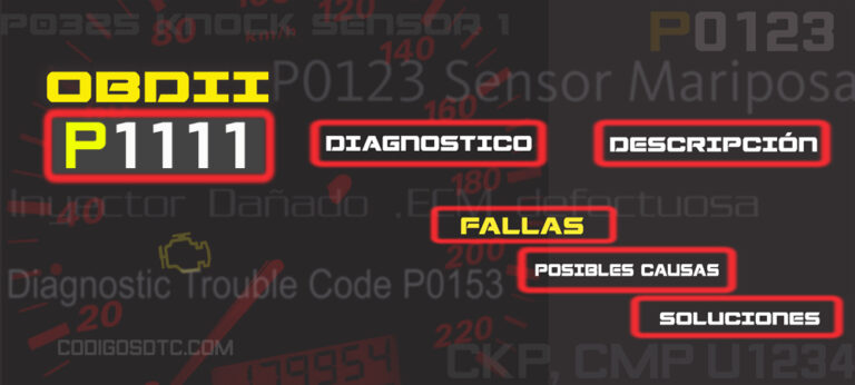 Guía completa de los Códigos DTC OBDII P1111 en Nissan Tiida: Todo lo ...