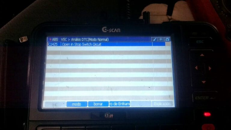 CÓDIGOS DTC OBDII c1425 Toyota: Causas y soluciones del código de falla ...